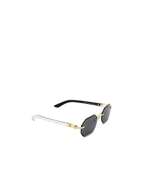 Cartier Geometric Frame Sunglasses