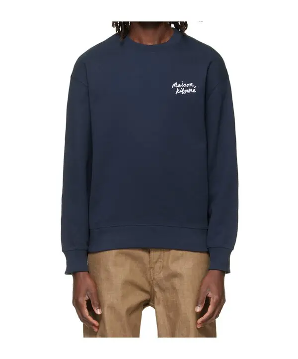 Maison Kitsuné Handwriting Logo Sweatshirt