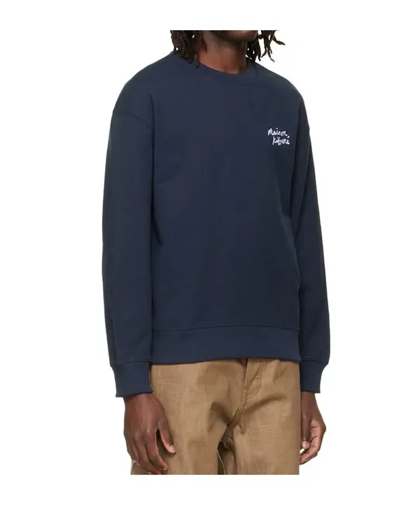 Maison Kitsuné Handwriting Logo Sweatshirt