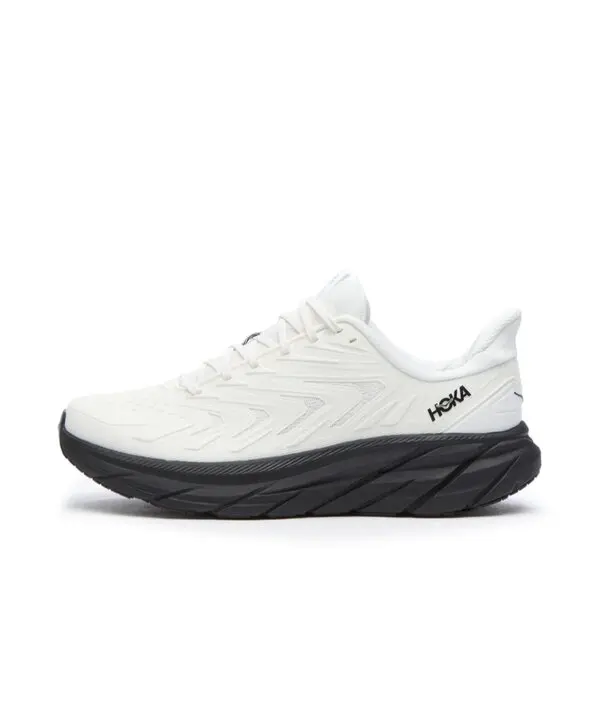 Hoka One One Round-toe Sneakers - Frost / Black