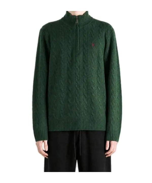Polo Ralph Lauren Half Zip Cable Knitted Jumper