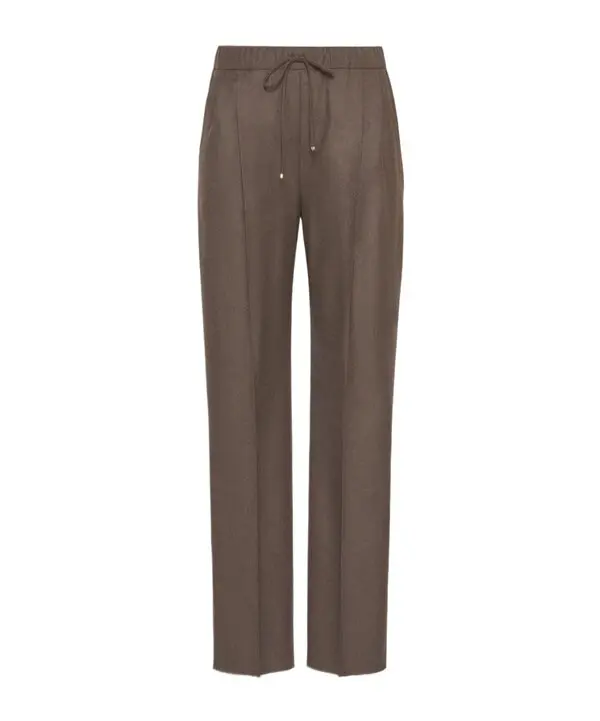 Max Mara Jamia Cashmere Trousers - Brown