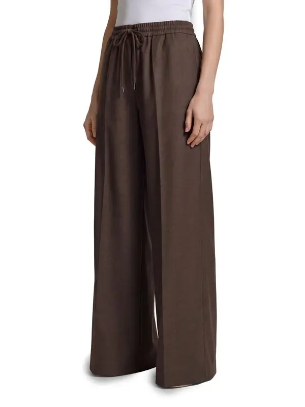 Max Mara Drawstring Wide-leg Trousers