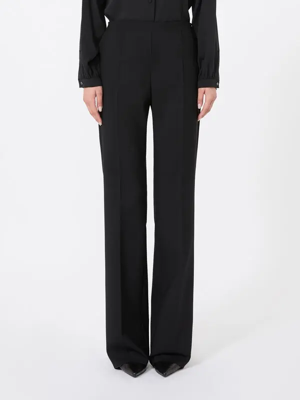 Max Mara Slim-fit Wool Cloth Trousers