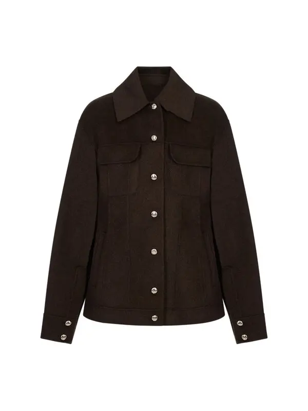 Sportmax Spxcalcio Shirt Collar Jacket