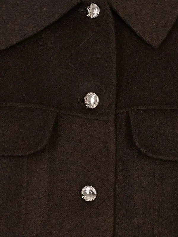 Sportmax Spxcalcio Shirt Collar Jacket