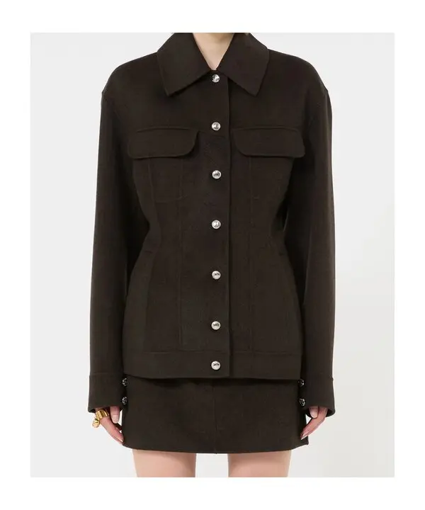 Sportmax Spxcalcio Shirt Collar Jacket