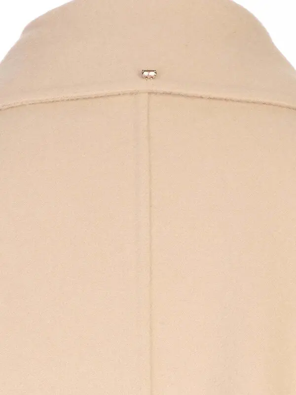 Sportmax Hooded Belted Wool Coat