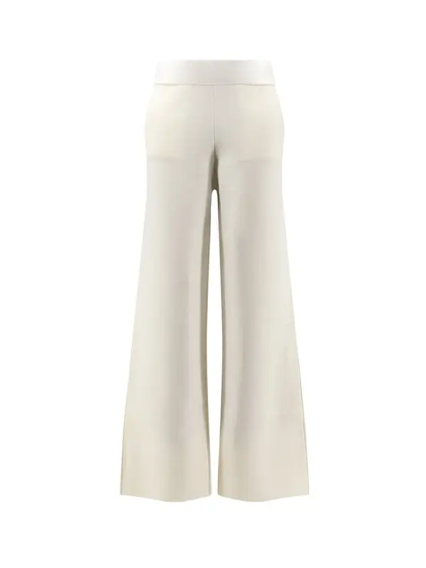 Max Mara Elastic-waist Wide-leg Trousers - No