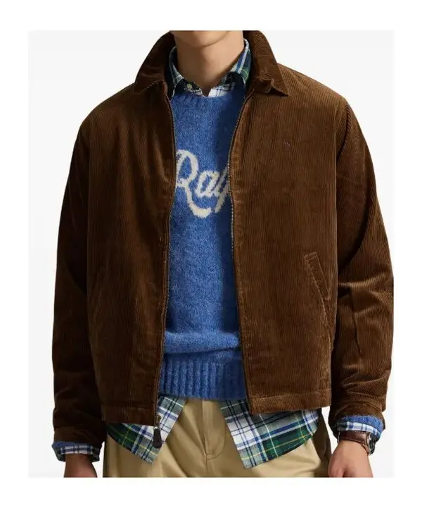 Polo Ralph Lauren Embroidered-logo Corduroy Jacket
