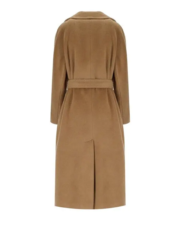 Max Mara Belted Wrap Coat - Camel