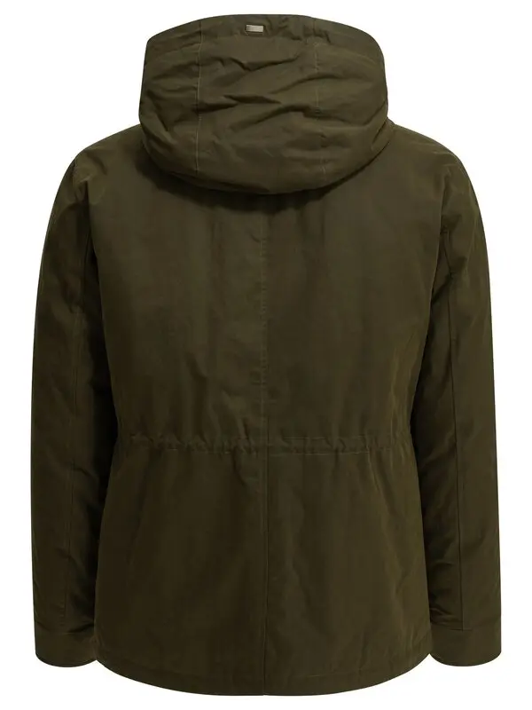 Herno Long-sleeved Hooded Down Jacket