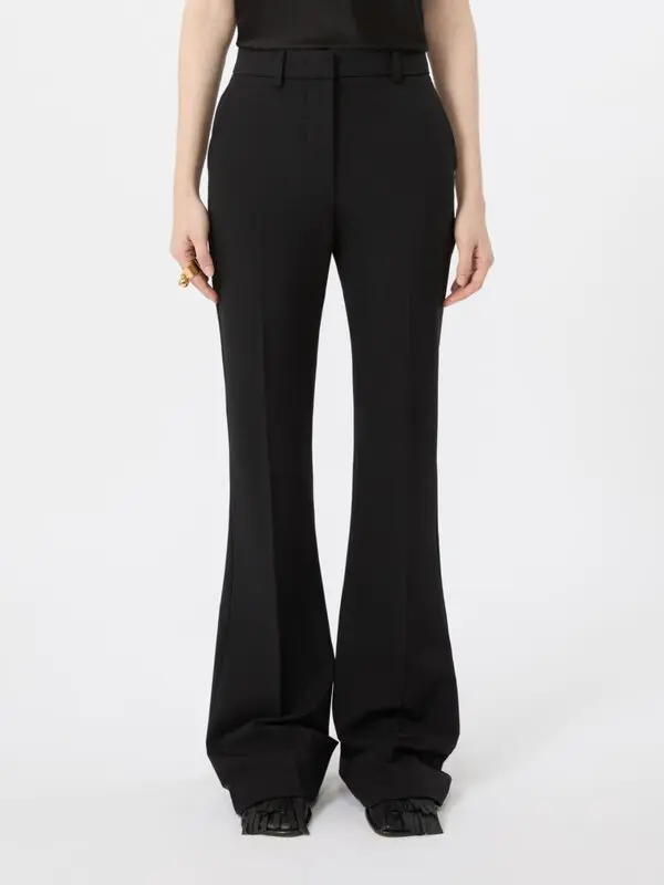 Sportmax Flared Stretch Wool Trousers
