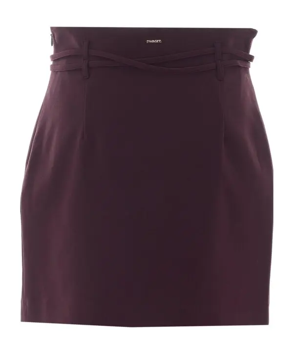 TWINSET Tie-waist A-line Skirt