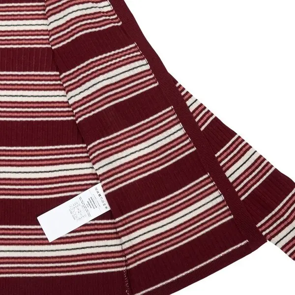 Max Mara Piombo Striped Ribbed-knit Cardigan