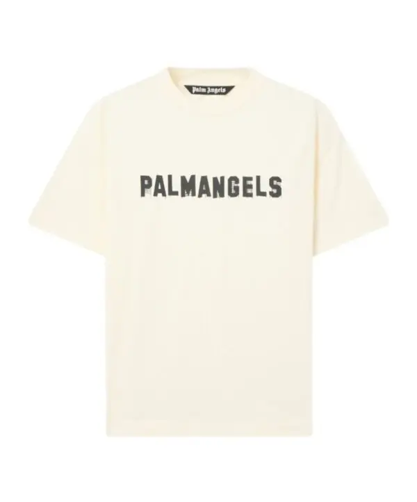 Palm Angels Palm Hills Regular T-shirt - Off-white/black