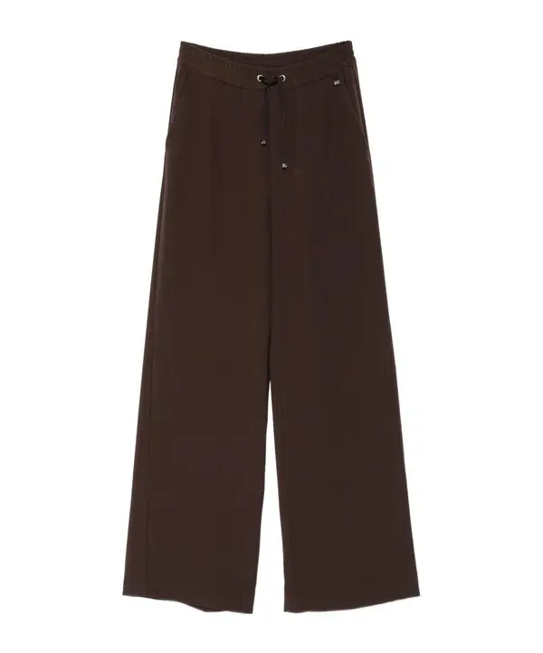 Herno Drawstring Wide-leg Pants - Brown