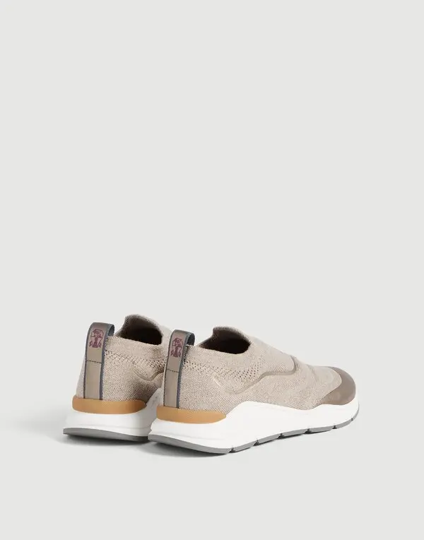 Brunello Cucinelli Knitted Slip-on Sneakers