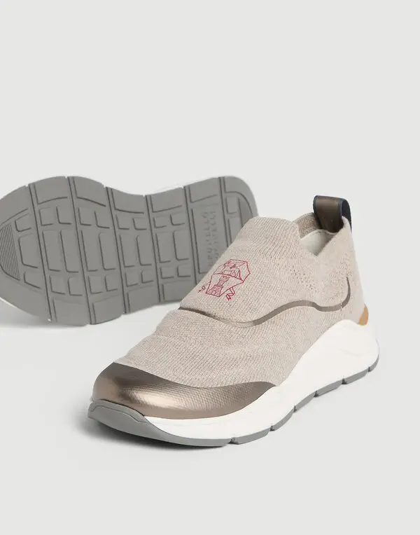 Brunello Cucinelli Knitted Slip-on Sneakers