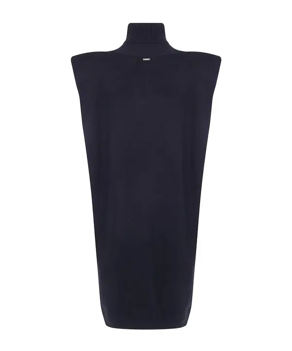 TWINSET Sleeveless High-neck Knit Dress