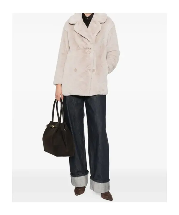 Herno Double-breasted Coat With Straight Hem