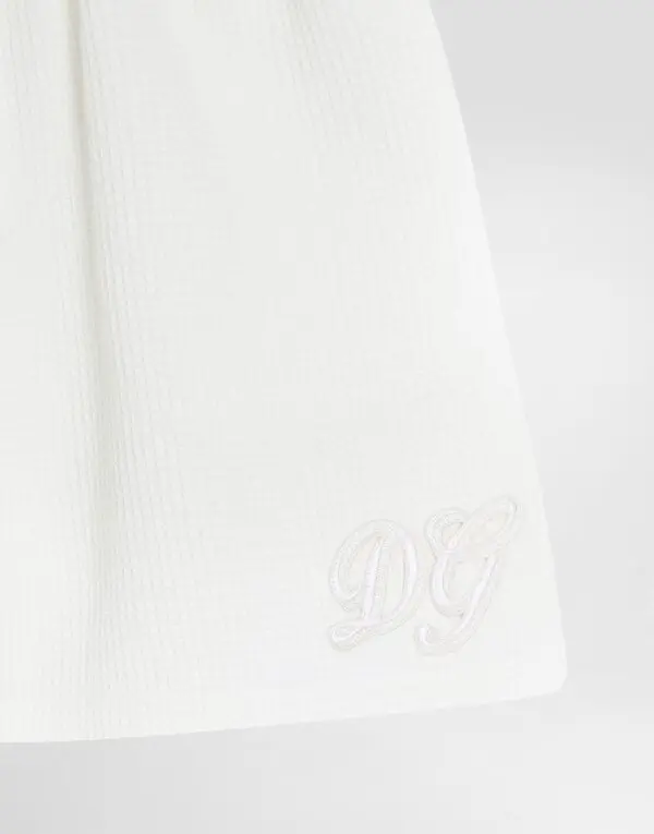 Dolce & Gabbana Cotton Waffle Bermuda Shorts