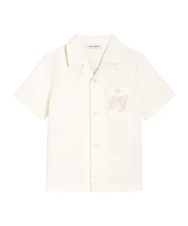 Dolce & Gabbana Cotton Waffle Shirt