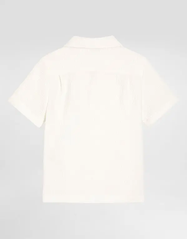 Dolce & Gabbana Cotton Waffle Shirt