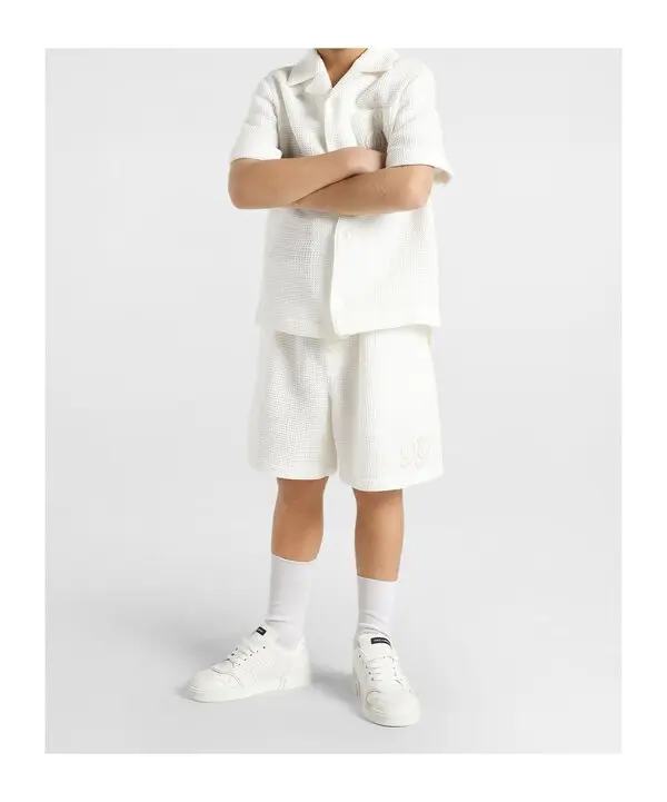 Dolce & Gabbana Cotton Waffle Shirt