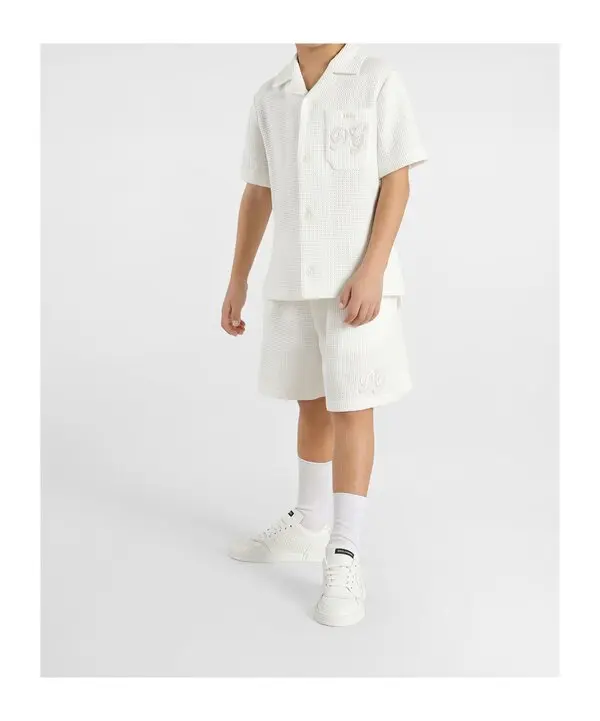 Dolce & Gabbana Cotton Waffle Shirt