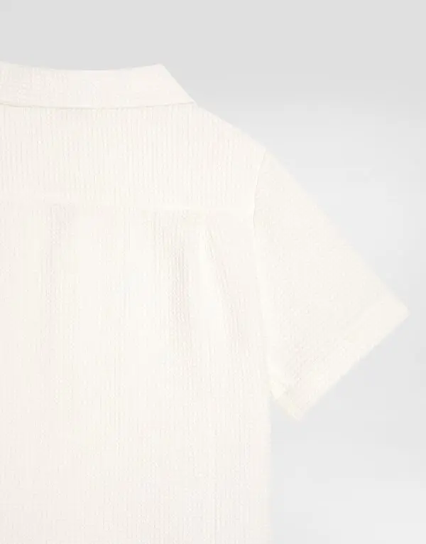 Dolce & Gabbana Cotton Waffle Shirt
