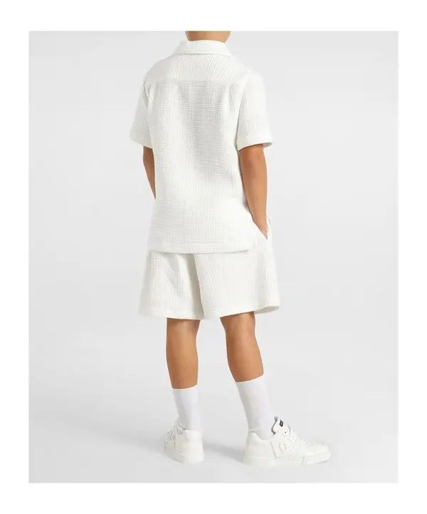 Dolce & Gabbana Cotton Waffle Shirt