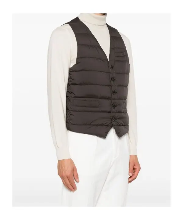 Herno Single-breasted Quilted Down Vest