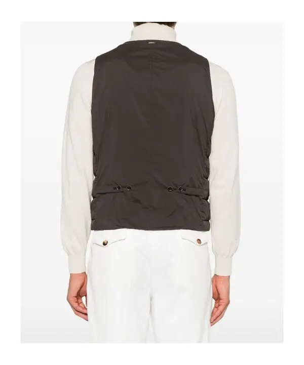 Herno Single-breasted Quilted Down Vest
