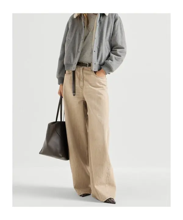 Brunello Cucinelli Suede City Heels With Precious Check Embroidery