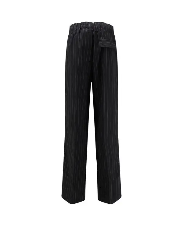 SEMICOUTURE Pinstripe Wide-leg Pants