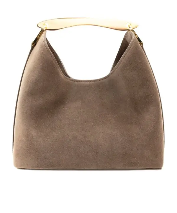 ELLEME PARIS Small Boomerang Suede Bag