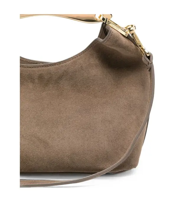 ELLEME PARIS Small Boomerang Suede Bag
