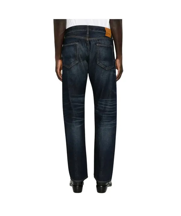 TOM FORD Blue Straight-fit Jeans