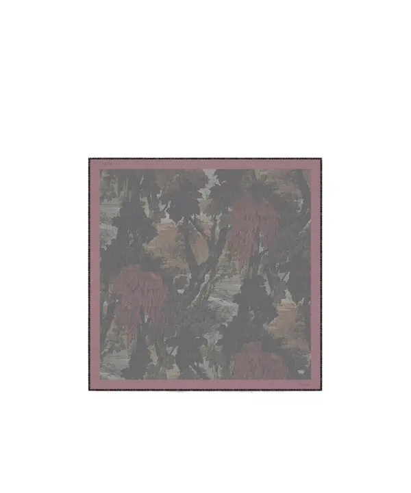 Max Mara Wool And Silk Shawl Shaded Pink