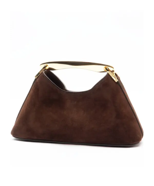 ELLEME PARIS Mini Boomerang Suede Bag