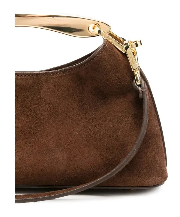 ELLEME PARIS Mini Boomerang Suede Bag
