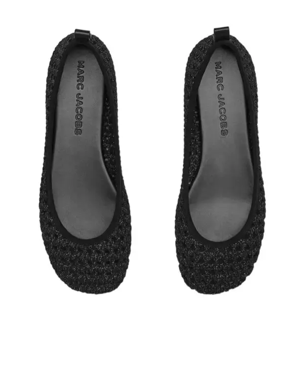 Marc Jacobs The Crochet Lace Up Ballerina