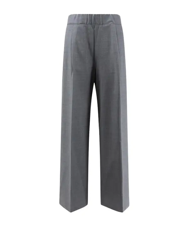 SEMICOUTURE High-waist Flared Pants - Grey