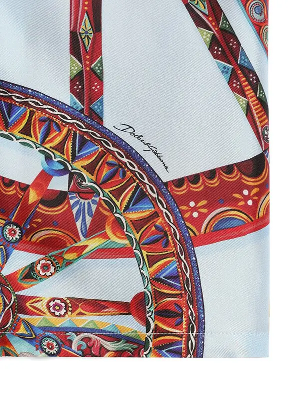 Dolce & Gabbana Carretto-print Twill Shirt
