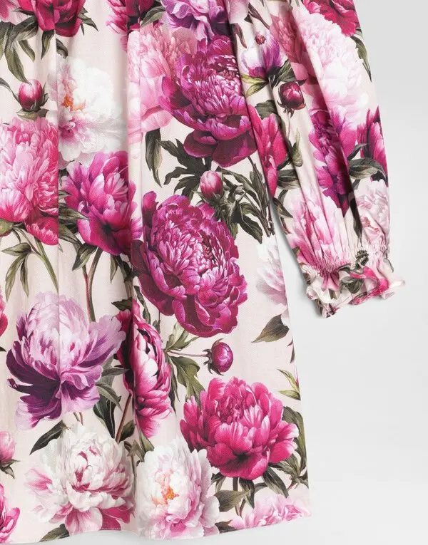 Dolce & Gabbana Floral-print Ruffled Dress
