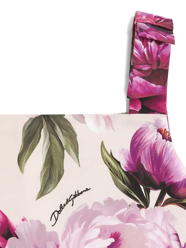 Dolce & Gabbana Peony-print Poplin Dress