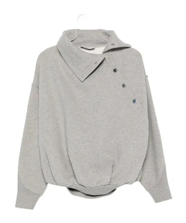 Sportmax Asymmetrical High Neck Sweatshirt
