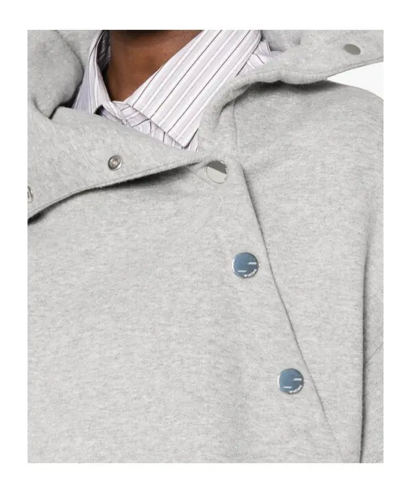 Sportmax Asymmetrical High Neck Sweatshirt
