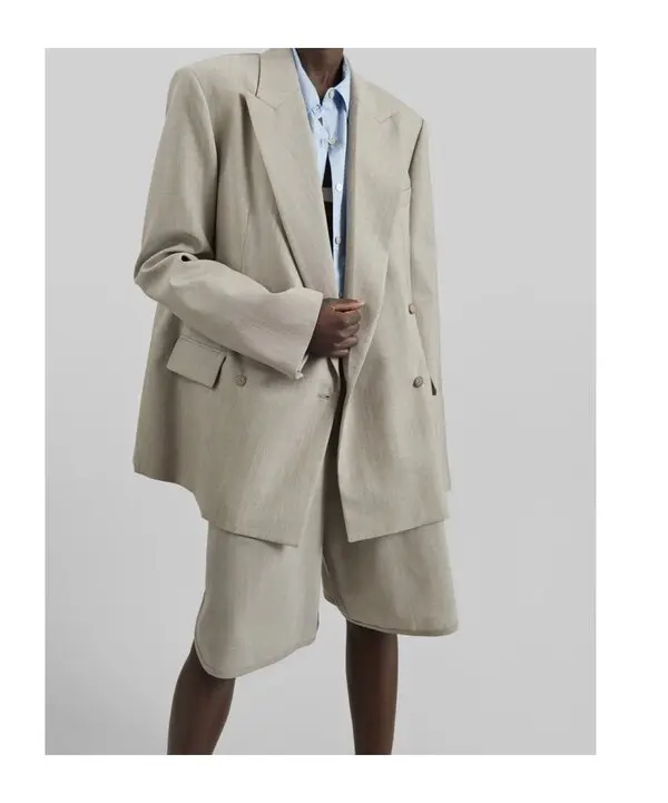 THE FRANKIE SHOP Double-breasted Blazer